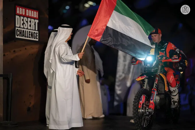 Mohammed bin Hamdan bin Zayed attends 34th Abu Dhabi Desert Challenge